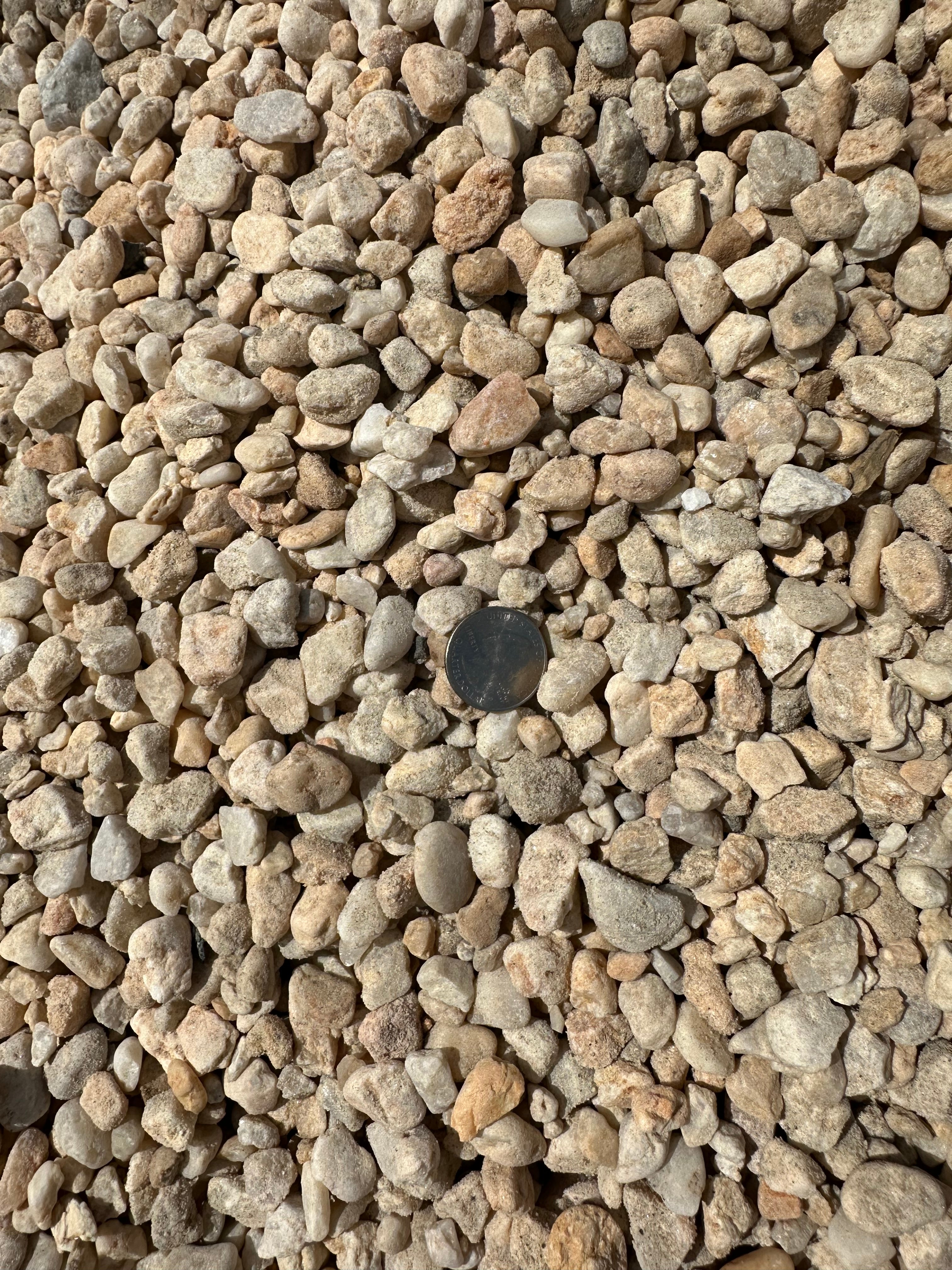 Crema Beach 1/2" (per ton) - Paramount Stone